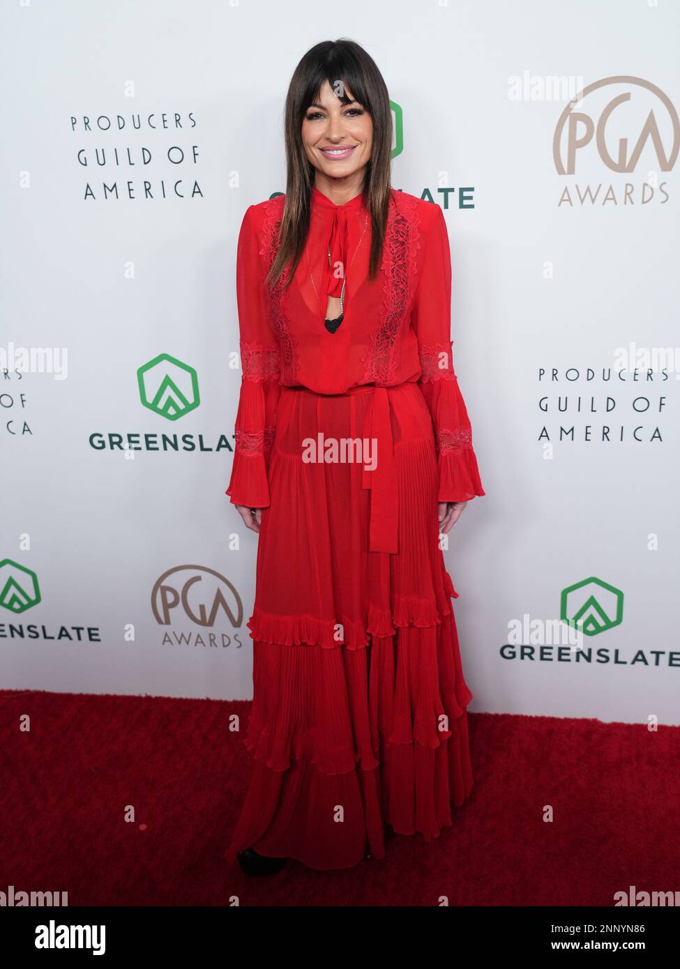 Victoria Bousis arrives at the 34th Annual Producers Guild Awards held ...