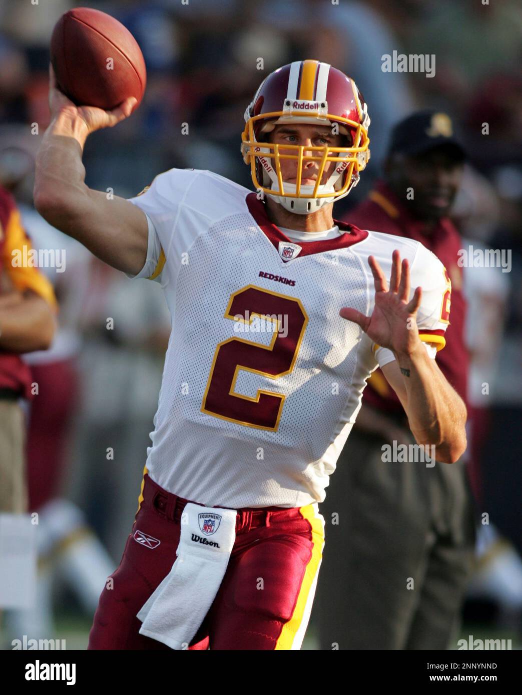 3 AUG 2008: Derek Devine of the Redskins before the Indianapolis Colts ...