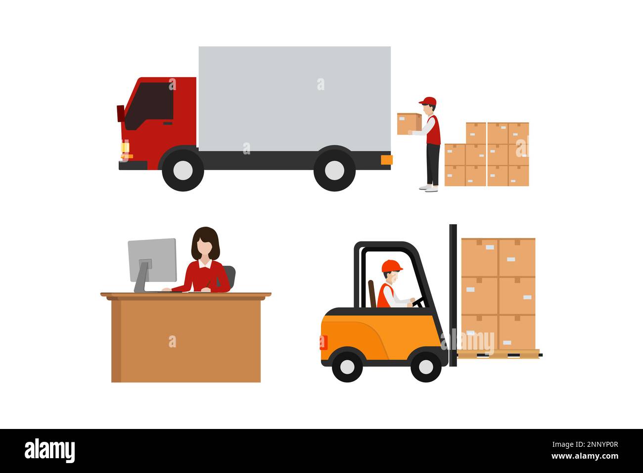 Before distribution Stock Vector Images - Alamy