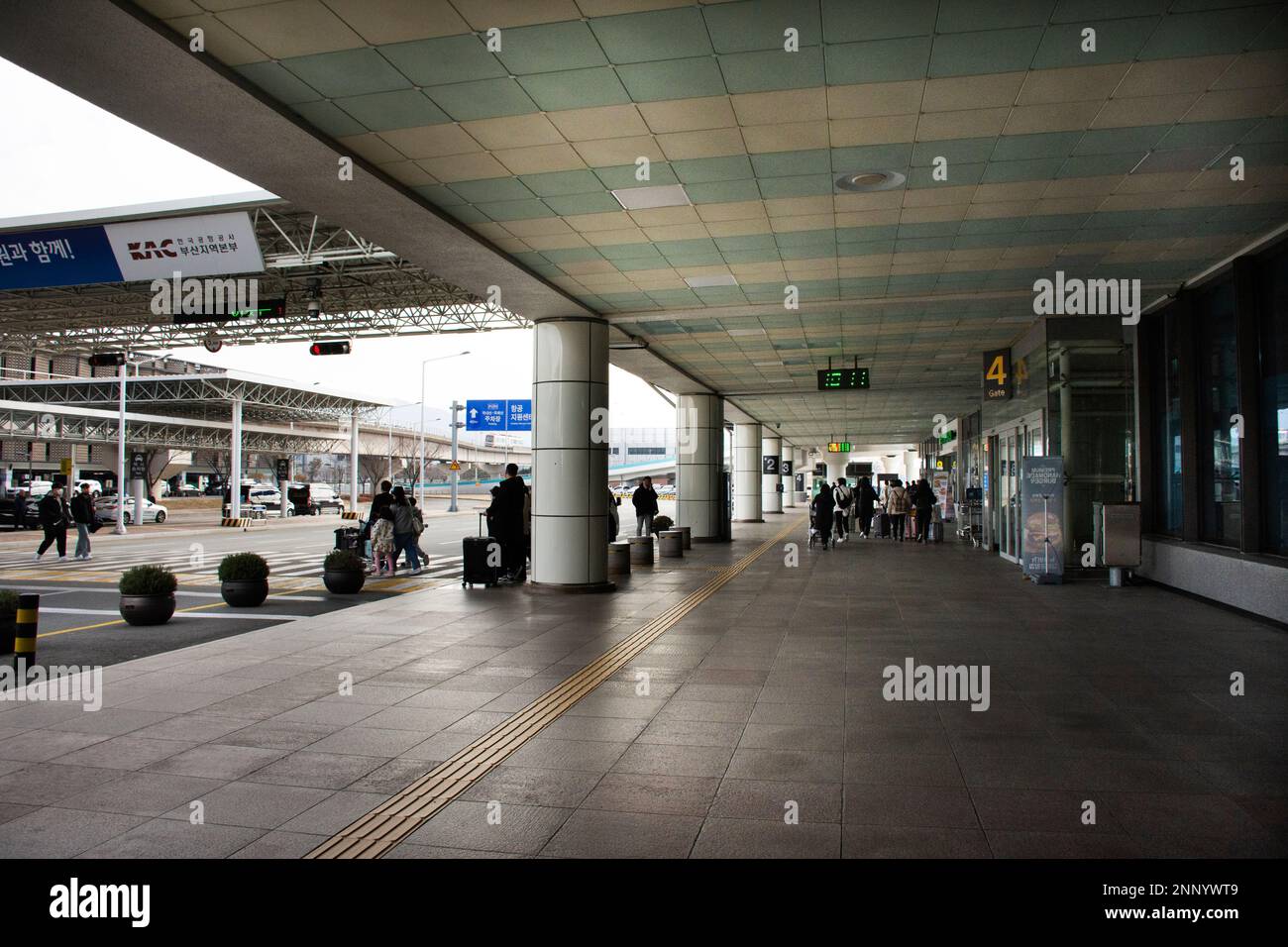 Exterior architecture building of Gimhae international airport for ...