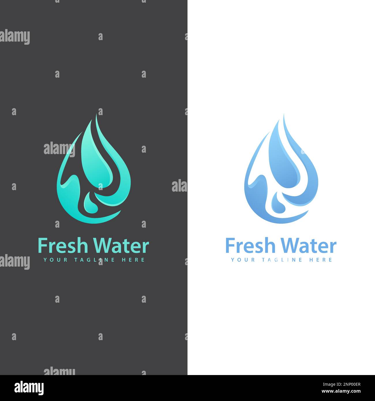 Drop art logo hi-res stock photography and images - Alamy