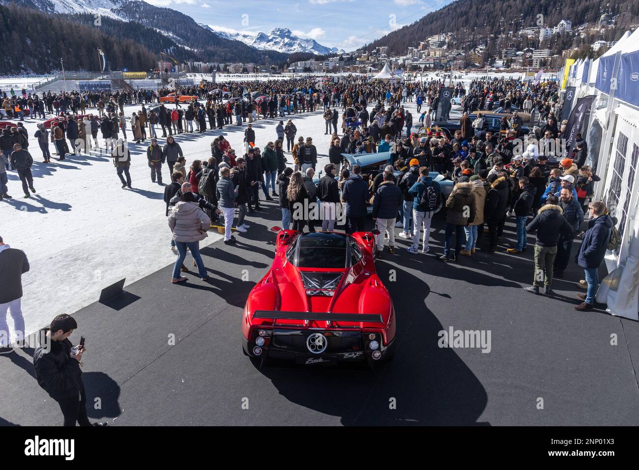 Pagani Zonda F during The ICE 2023, The International Concours of ...