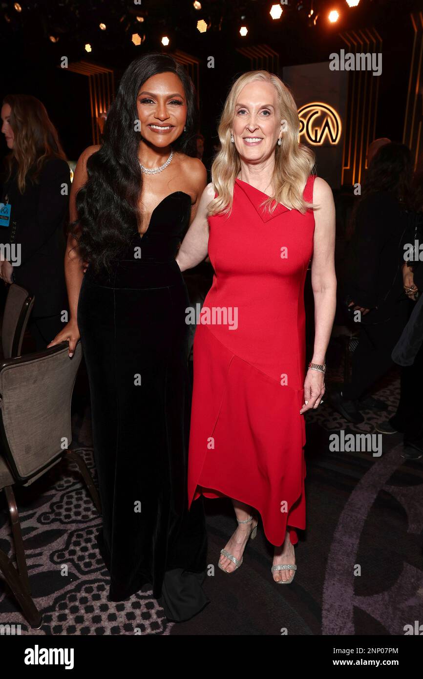 Mindy Kailing, left, and Susan Sprung at the 34th Annual Producers ...