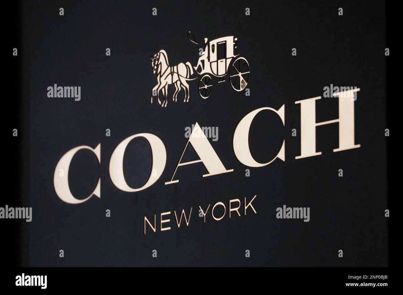 The logo of Coach IP Holdings LLC (known as Coach New York, Coach) is ...
