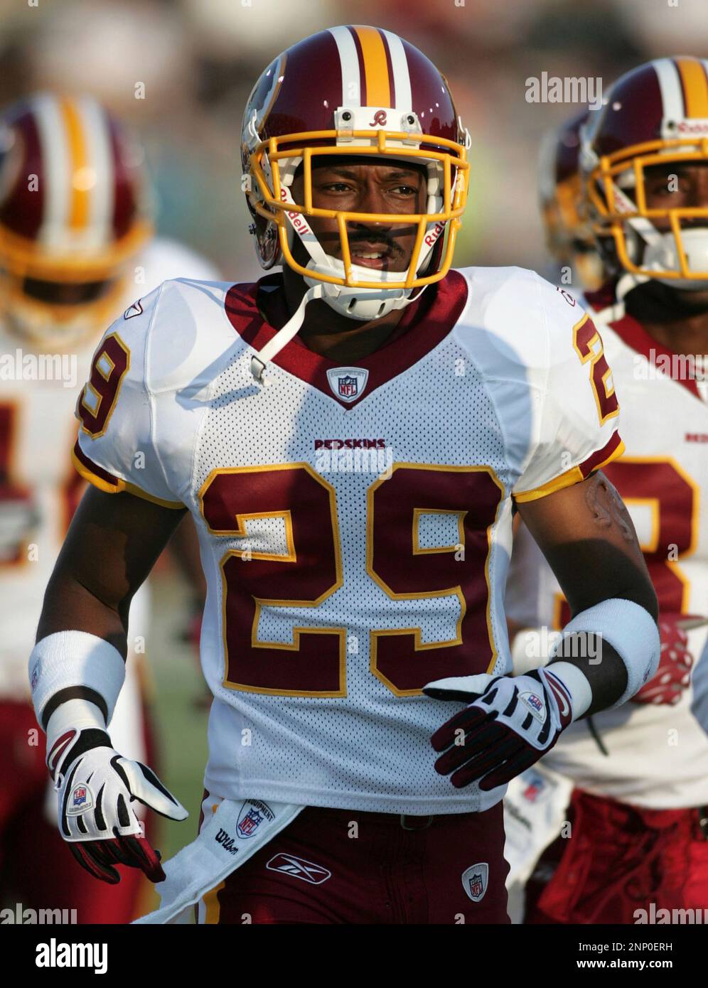 3 AUG 2008: Leigh Torrence of the Redskins before the Indianapolis ...