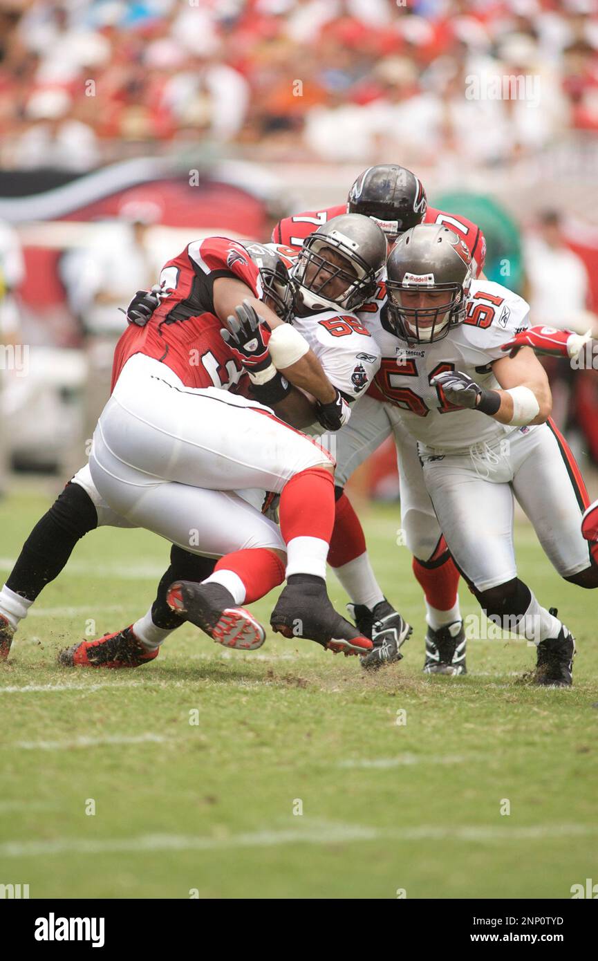 14 SEPTEMBER 2008: Tampa Bay Buccaneers linebackers Derrick Brooks (55 ...