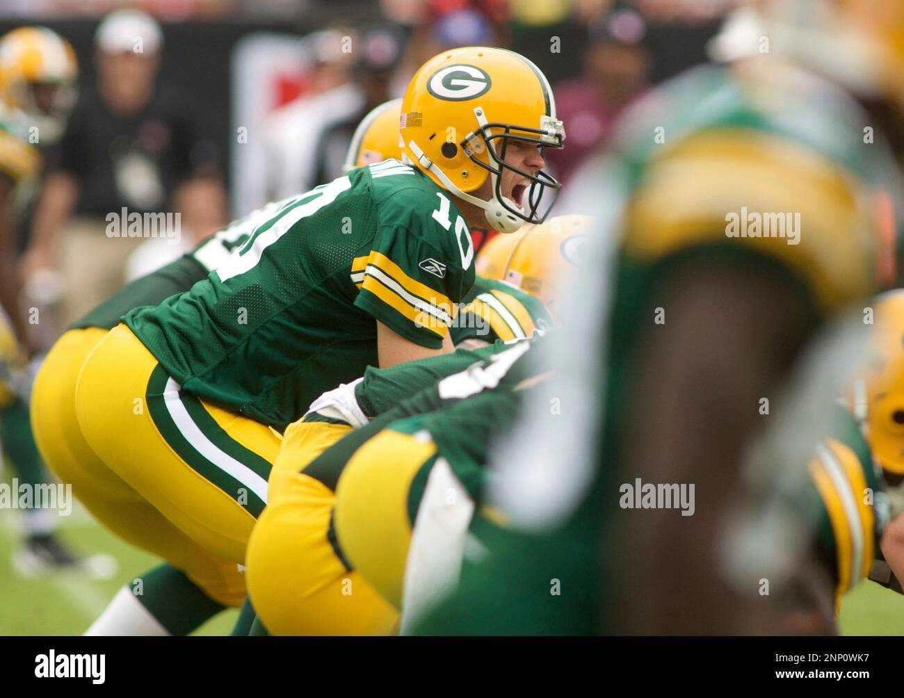 Green Bay Packers quarterback Matt Flynn (10) during the Bucs's 30-21 ...