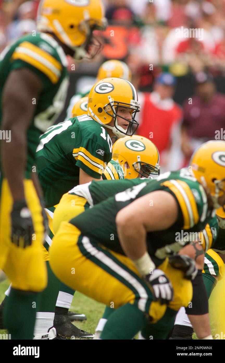 Green Bay Packers quarterback Matt Flynn (10) during the Bucs's 30-21 win over the Packers at ...