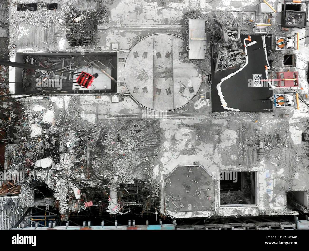 This Jan. 31, 2014, image released by Tokyo Electric Power Company ...