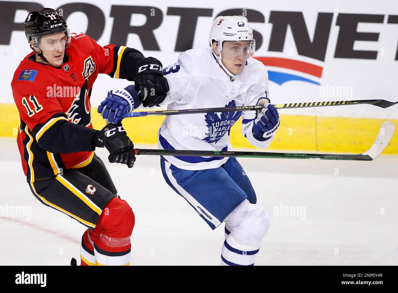 NHL profile photo on Toronto Maple Leafs player Travis Dermott, rt ...