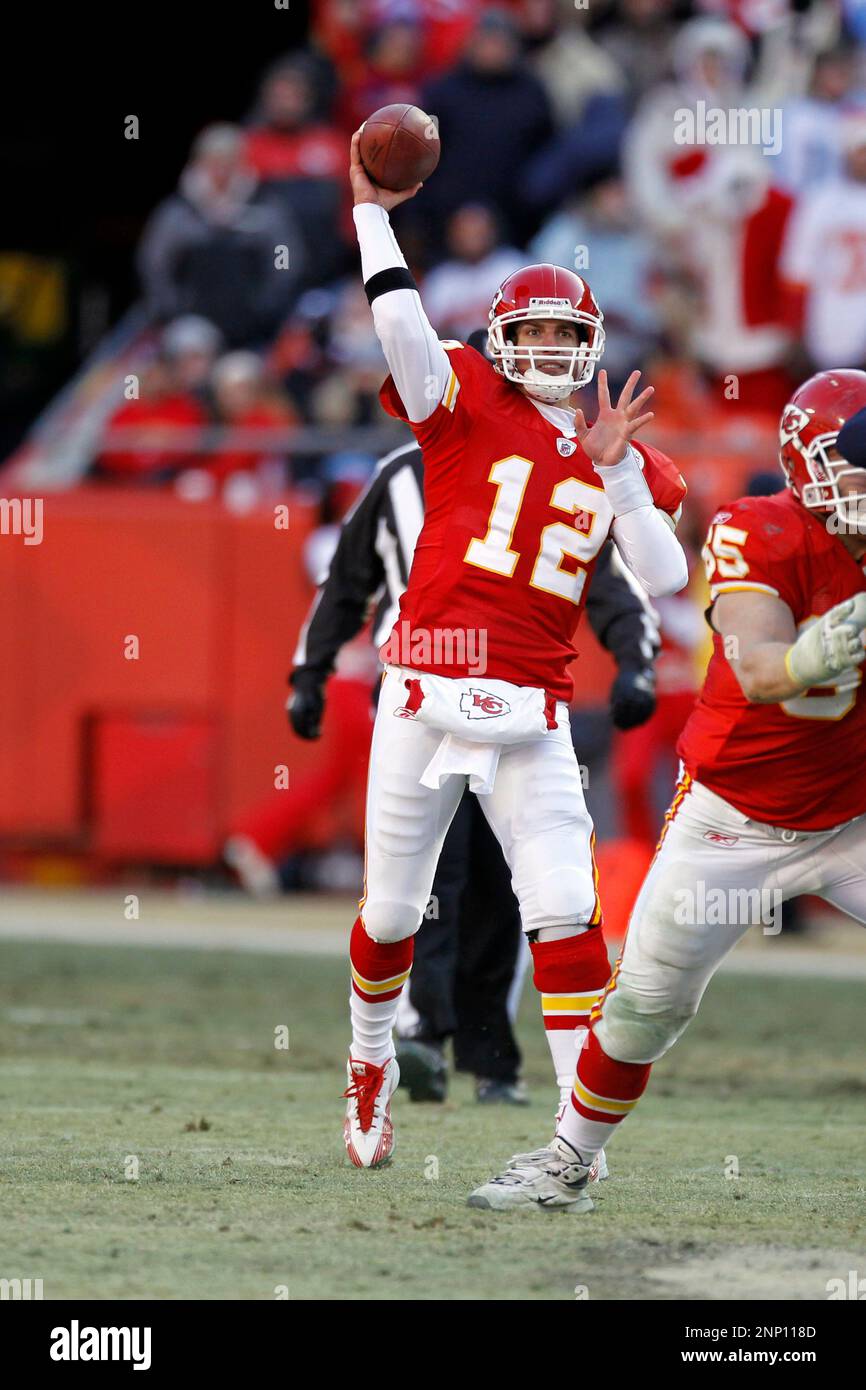 26 December 2010: Chiefs quarterback Brodie Croyle throwing a pass. The ...