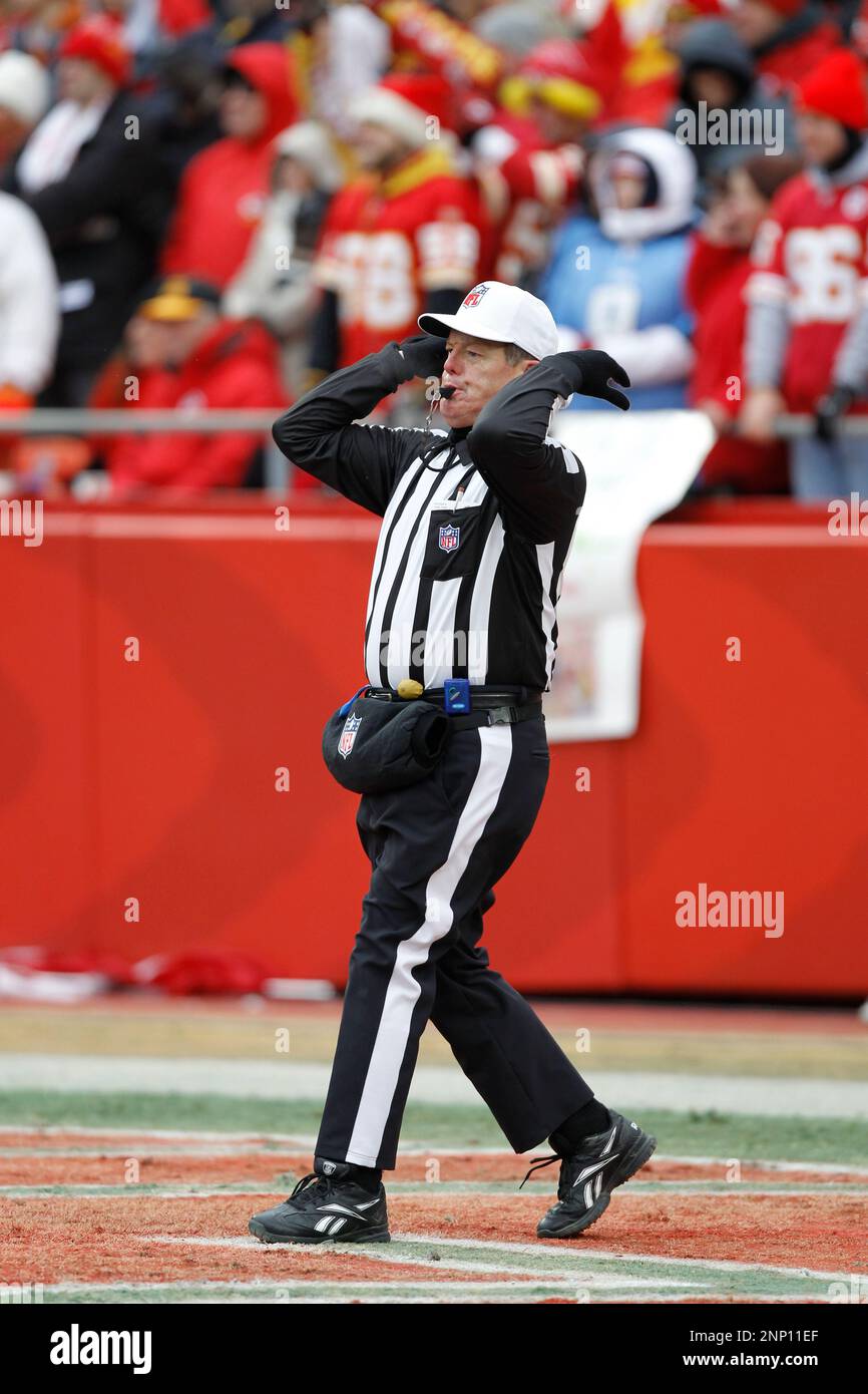 26 December 2010: NFL referee Scott Green signals to proceed with the ...