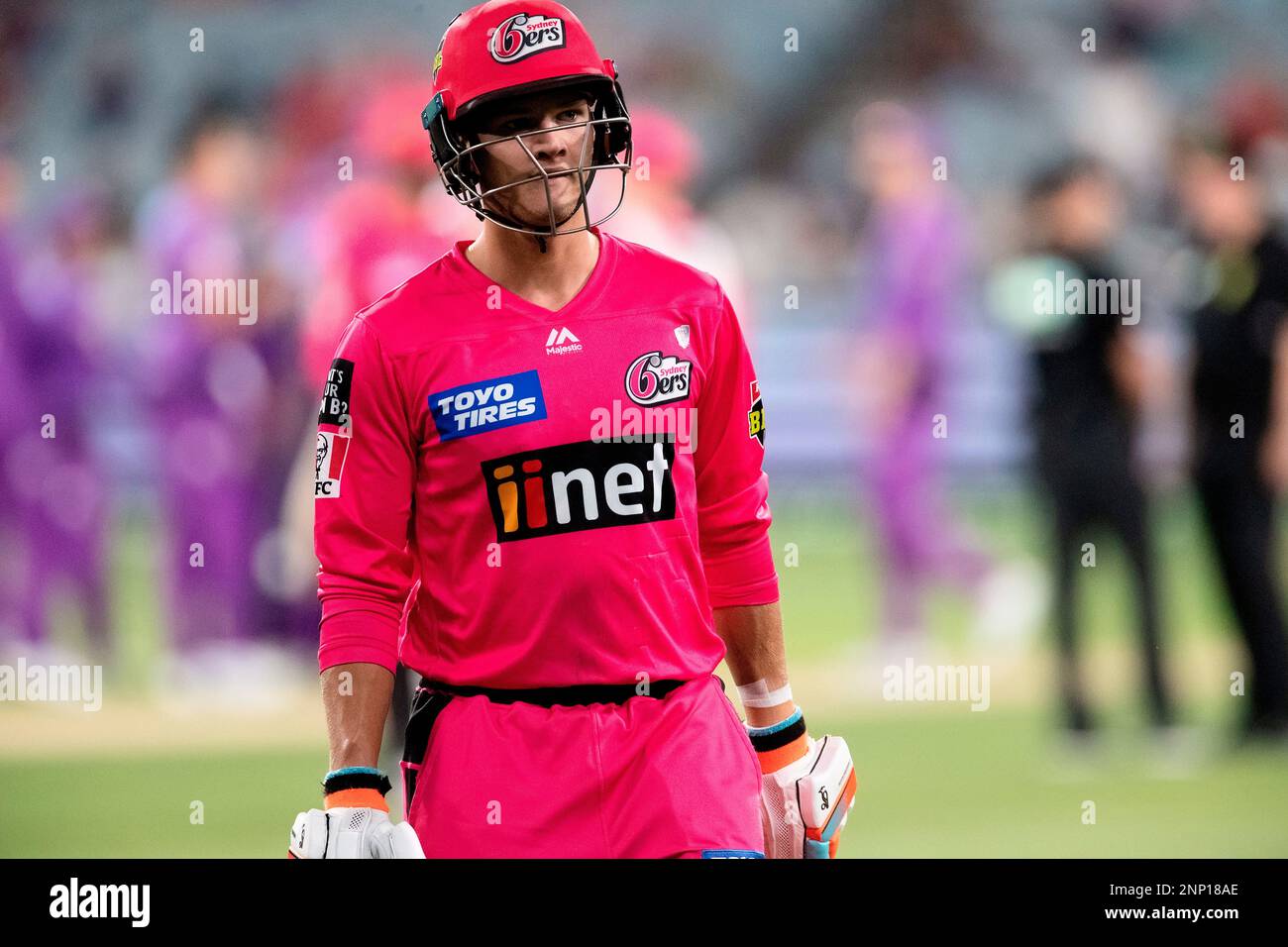 MELBOURNE, AUSTRALIA - JANUARY 24: Sydney Sixers Player Josh Philippe ...