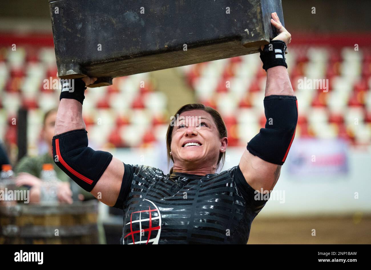 U.S. Army Staff Sgt. Gabriele Burgholzer, a member of the Army Warrior ...