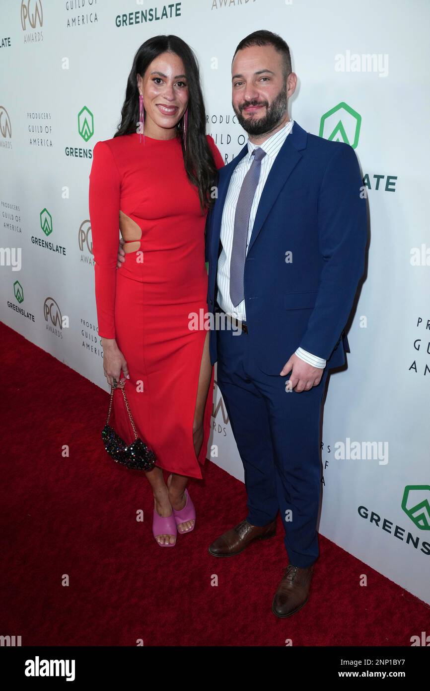 Ari Kolber and Natalia James arrive at the 34th Annual Producers Guild ...