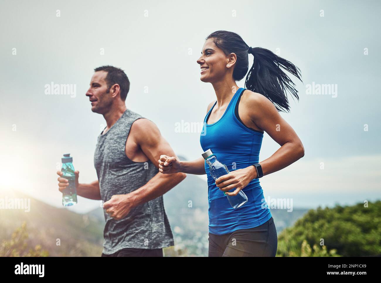 Getting better together like a good relationship. a young attractive ...