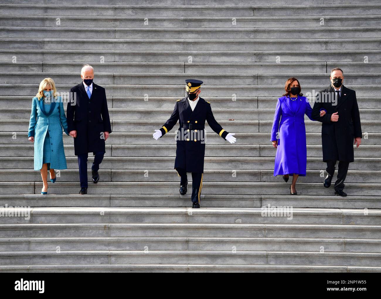 President Joe Biden, first lady Jill Biden, Vice President Kamala ...