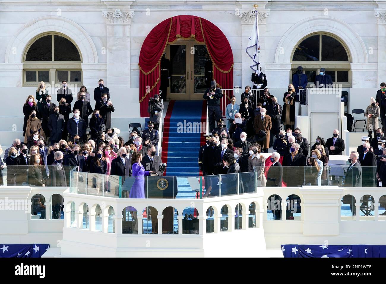 Kamala Harris is sworn in as vice president by Supreme Court Justice ...