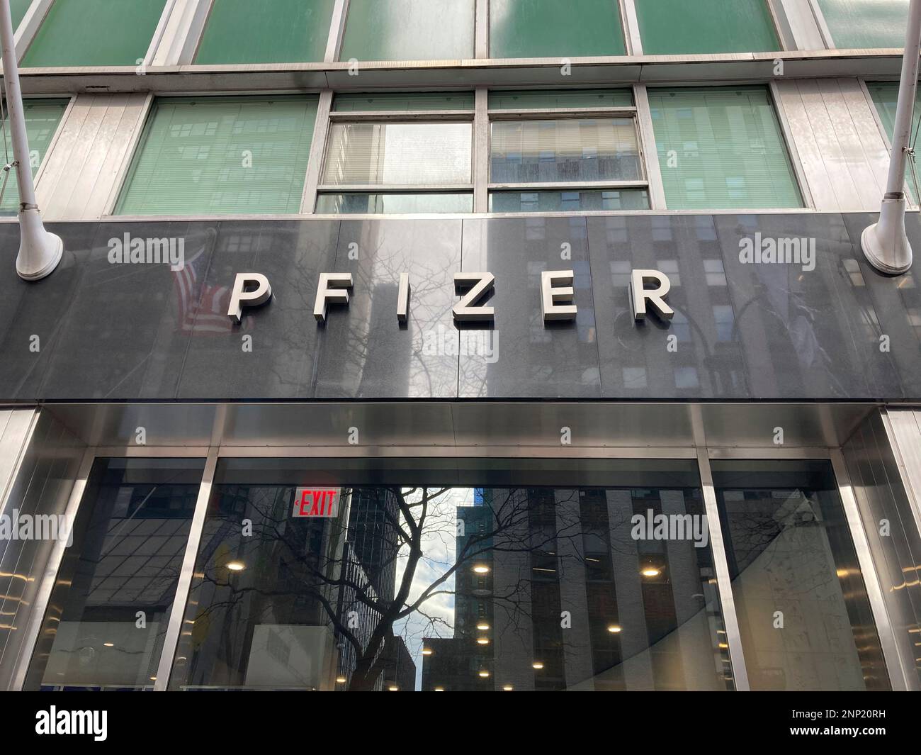 Photo by: STRF/STAR MAX/IPx 2021 1/19/21 pfizer displays their new logo ...