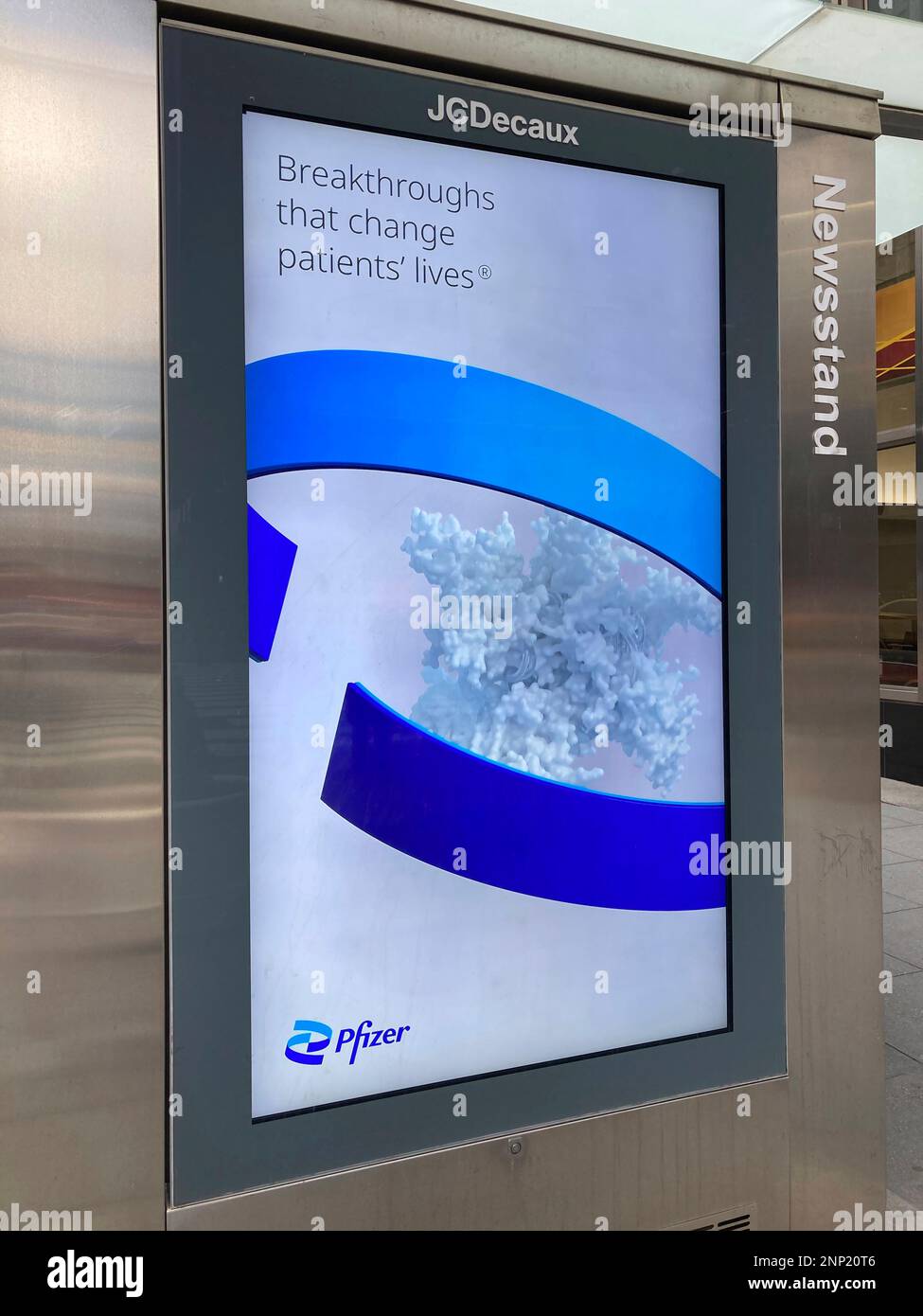 Photo by: STRF/STAR MAX/IPx 2021 1/19/21 pfizer displays their new logo ...