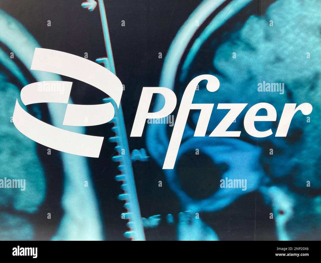 Photo by: STRF/STAR MAX/IPx 2021 1/19/21 pfizer displays their new logo ...