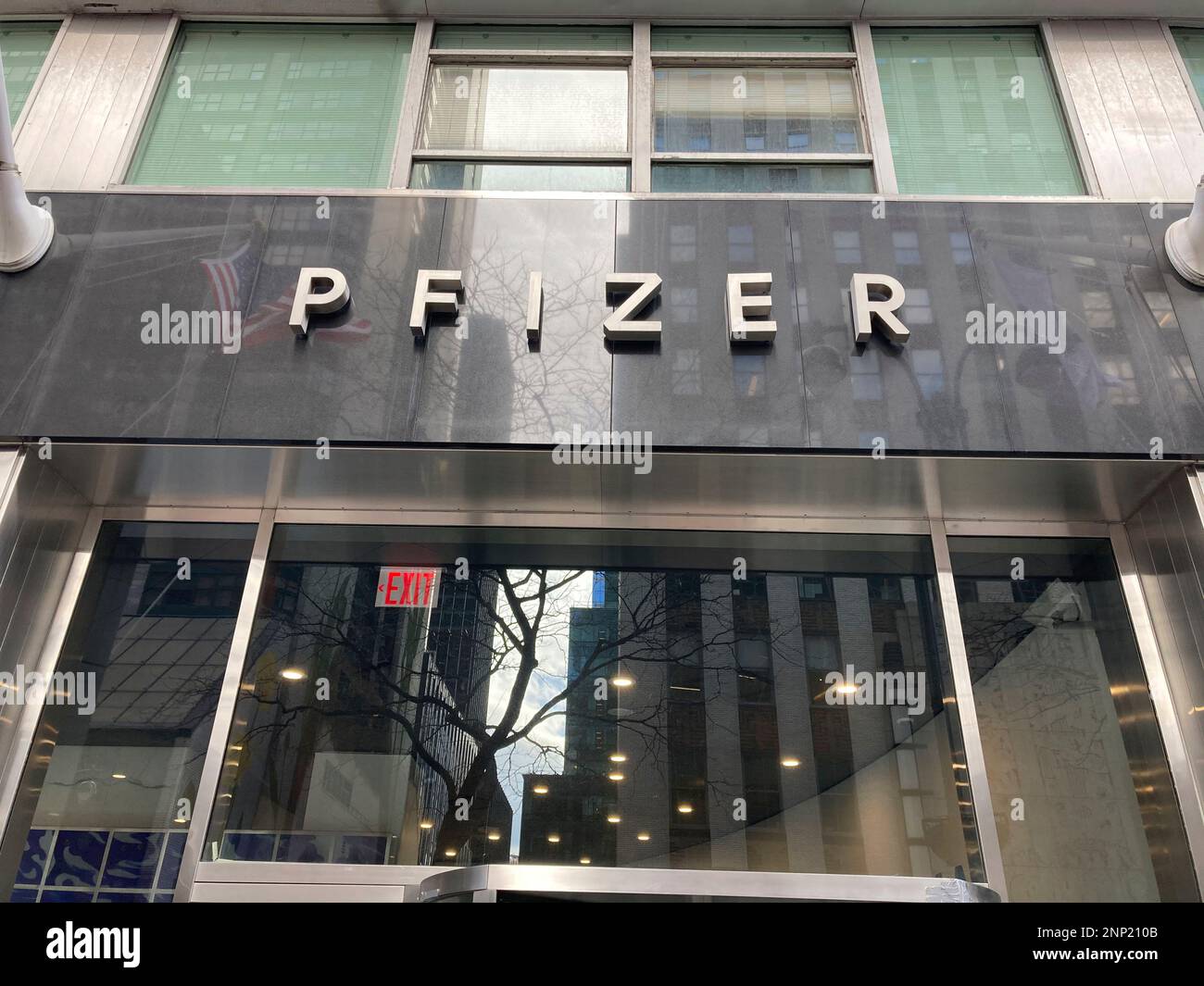 Photo by: STRF/STAR MAX/IPx 2021 1/19/21 pfizer displays their new logo ...