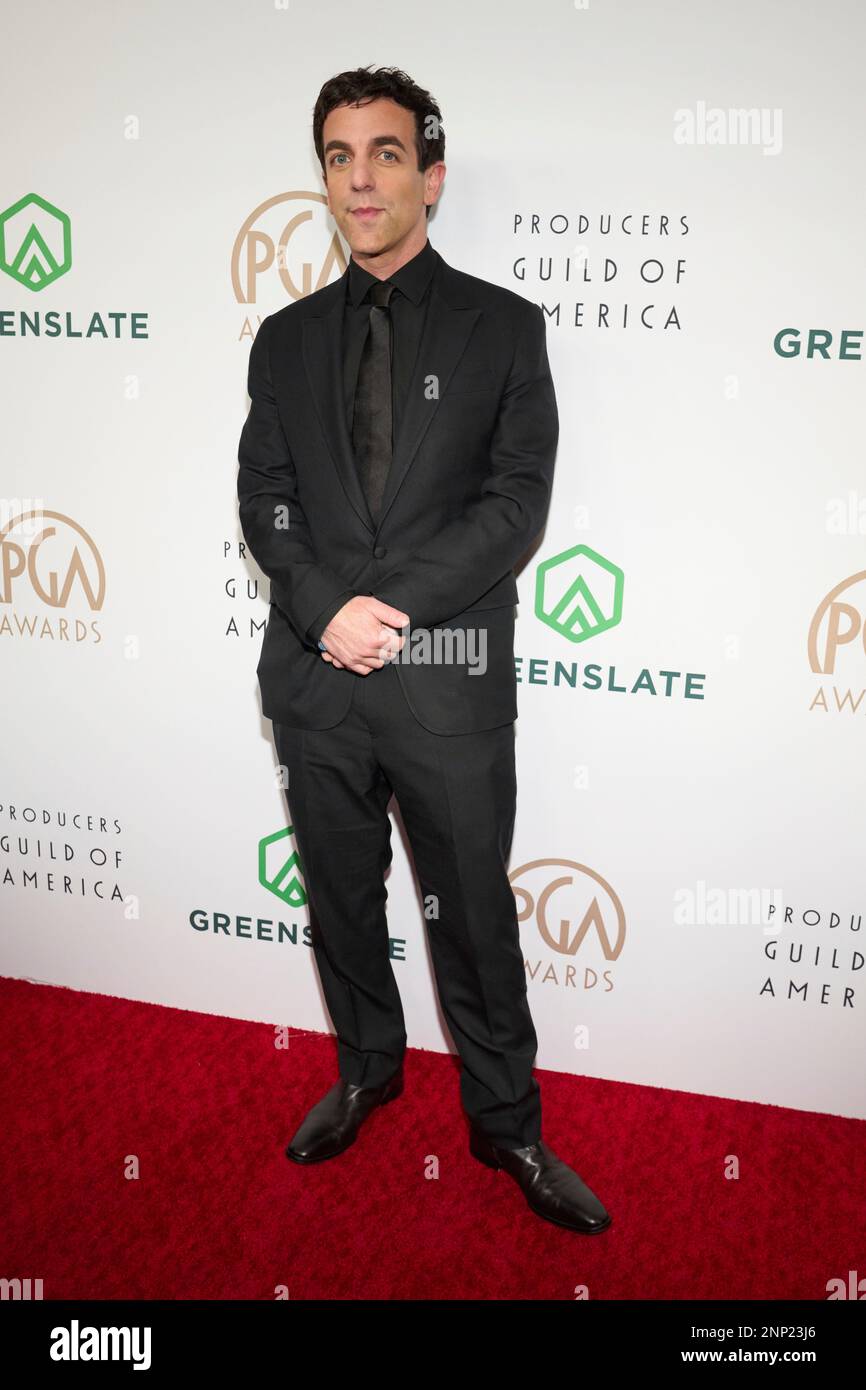 B. J. Novak arrives at the 34th annual Producers Guild Awards on ...
