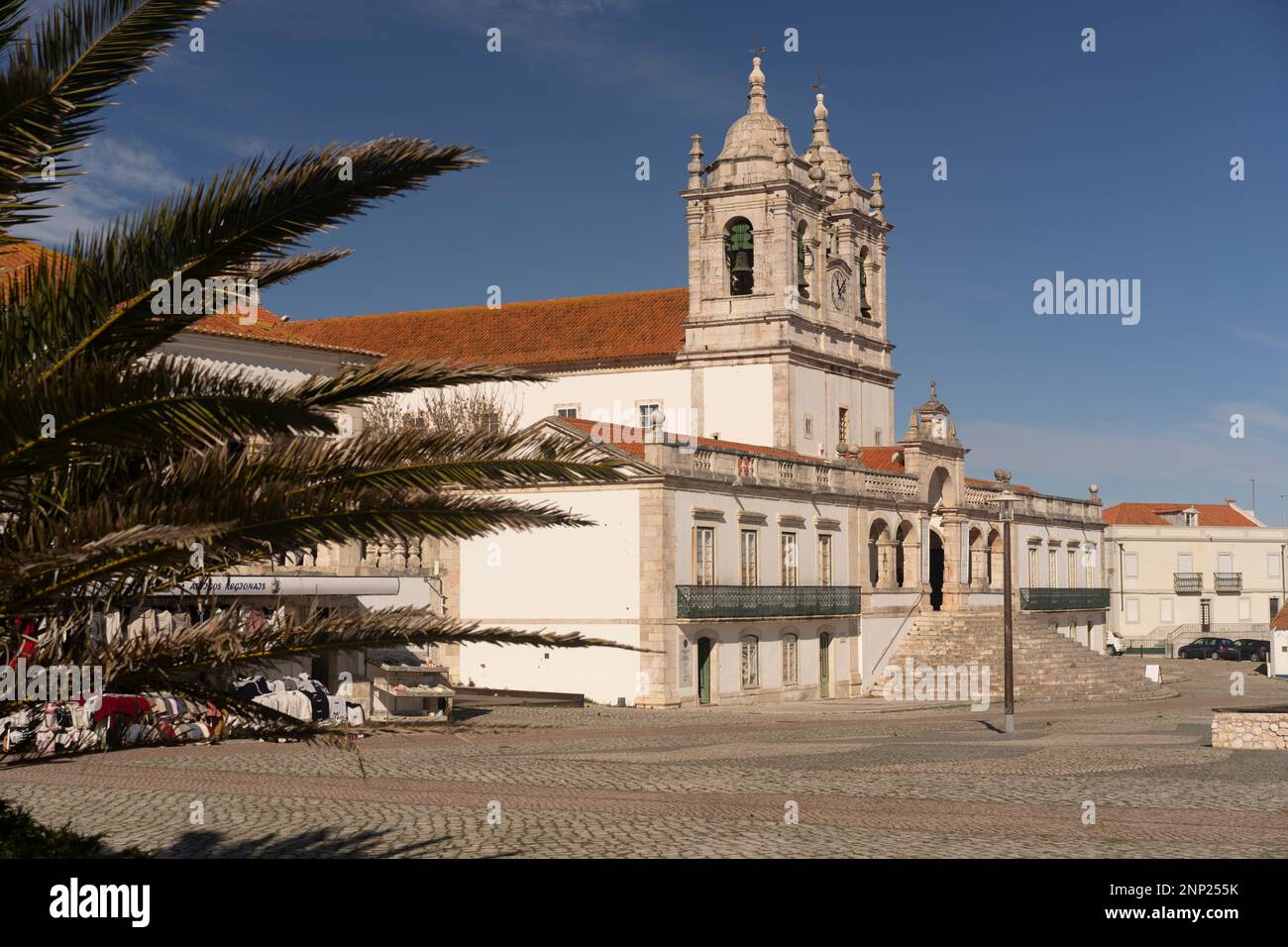 Church building, Nossa Senhora Da Nazare, Portugal Stock Photo - Alamy
