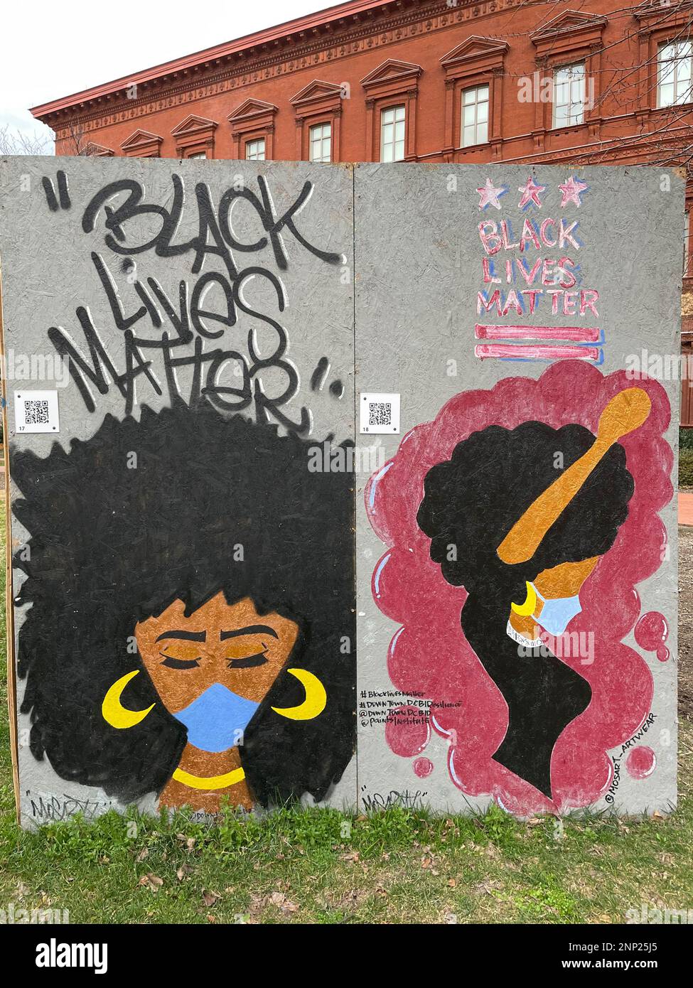 Photo by: STRF/STAR MAX/IPx 2021 1/17/21 'Murals that Matter' are seen ...