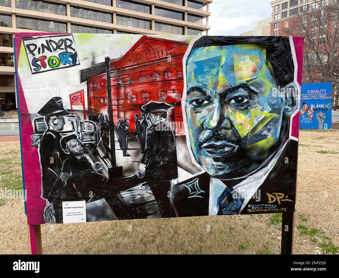 Photo by: STRF/STAR MAX/IPx 2021 1/17/21 'Murals that Matter' are seen ...