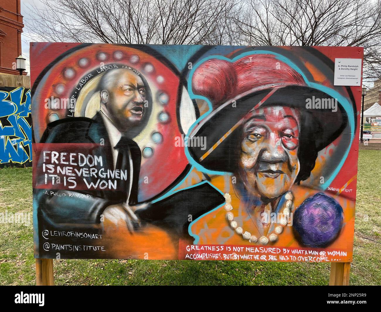 Photo by: STRF/STAR MAX/IPx 2021 1/17/21 'Murals that Matter' are seen ...