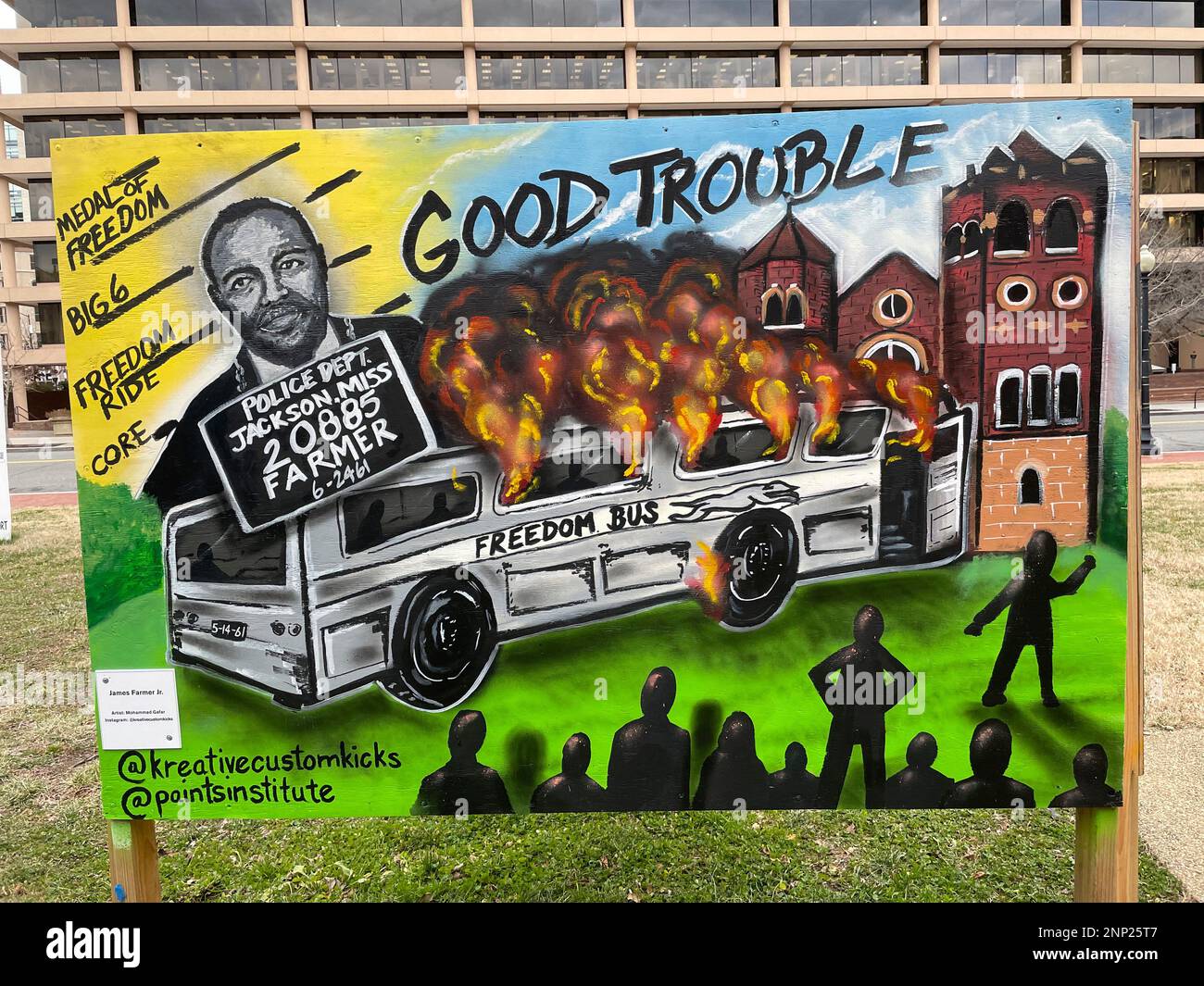 Photo by: STRF/STAR MAX/IPx 2021 1/17/21 'Murals that Matter' are seen ...