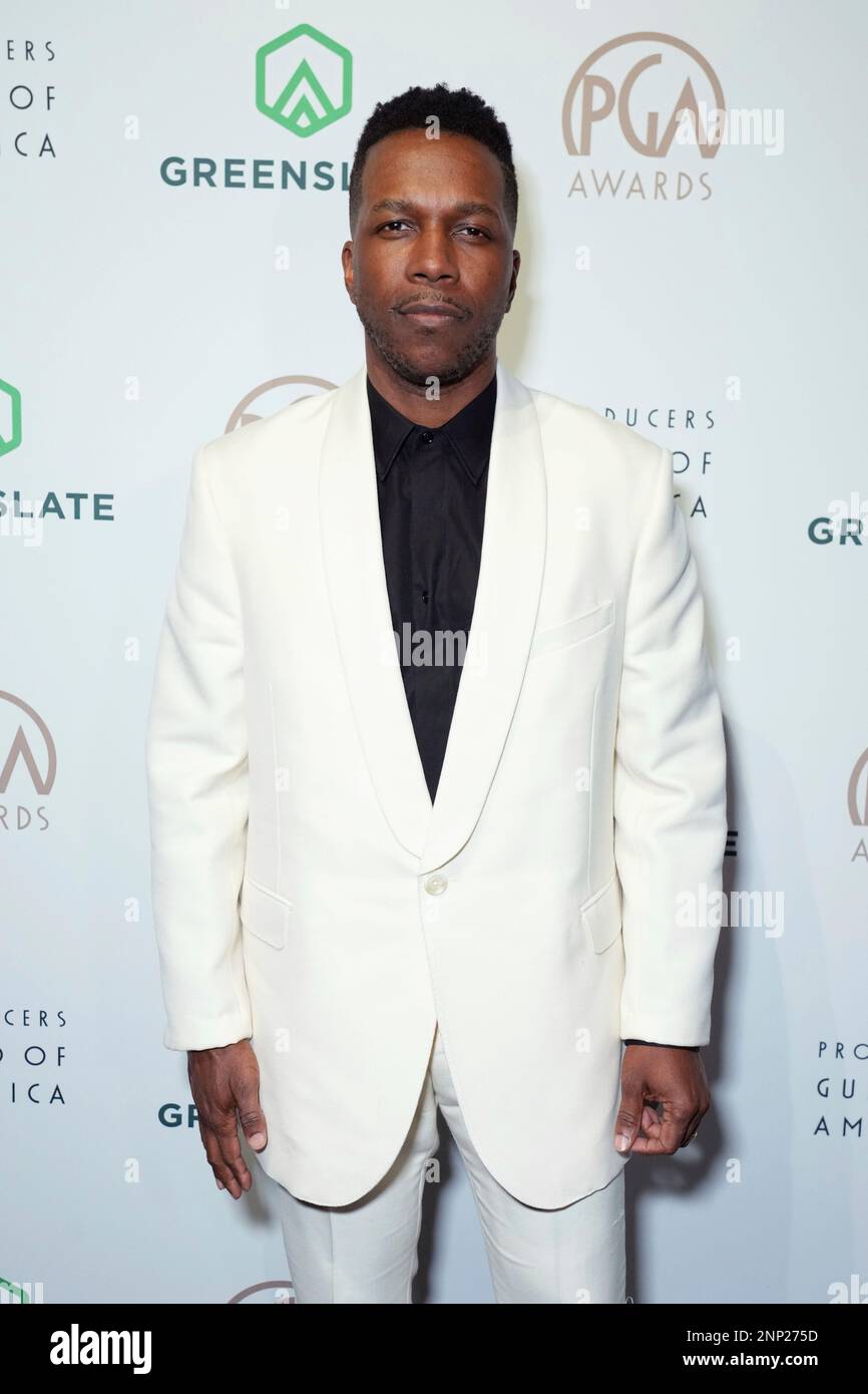 Leslie Odom Jr. backstage at the 34th Annual Producers Guild Awards at ...