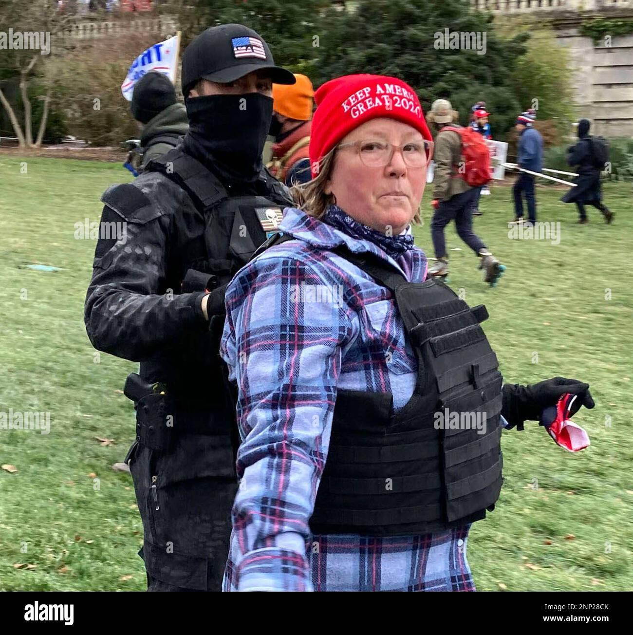 JANUARY 17th 2021: Capitol rioters - mother and son duo Lisa Marie ...