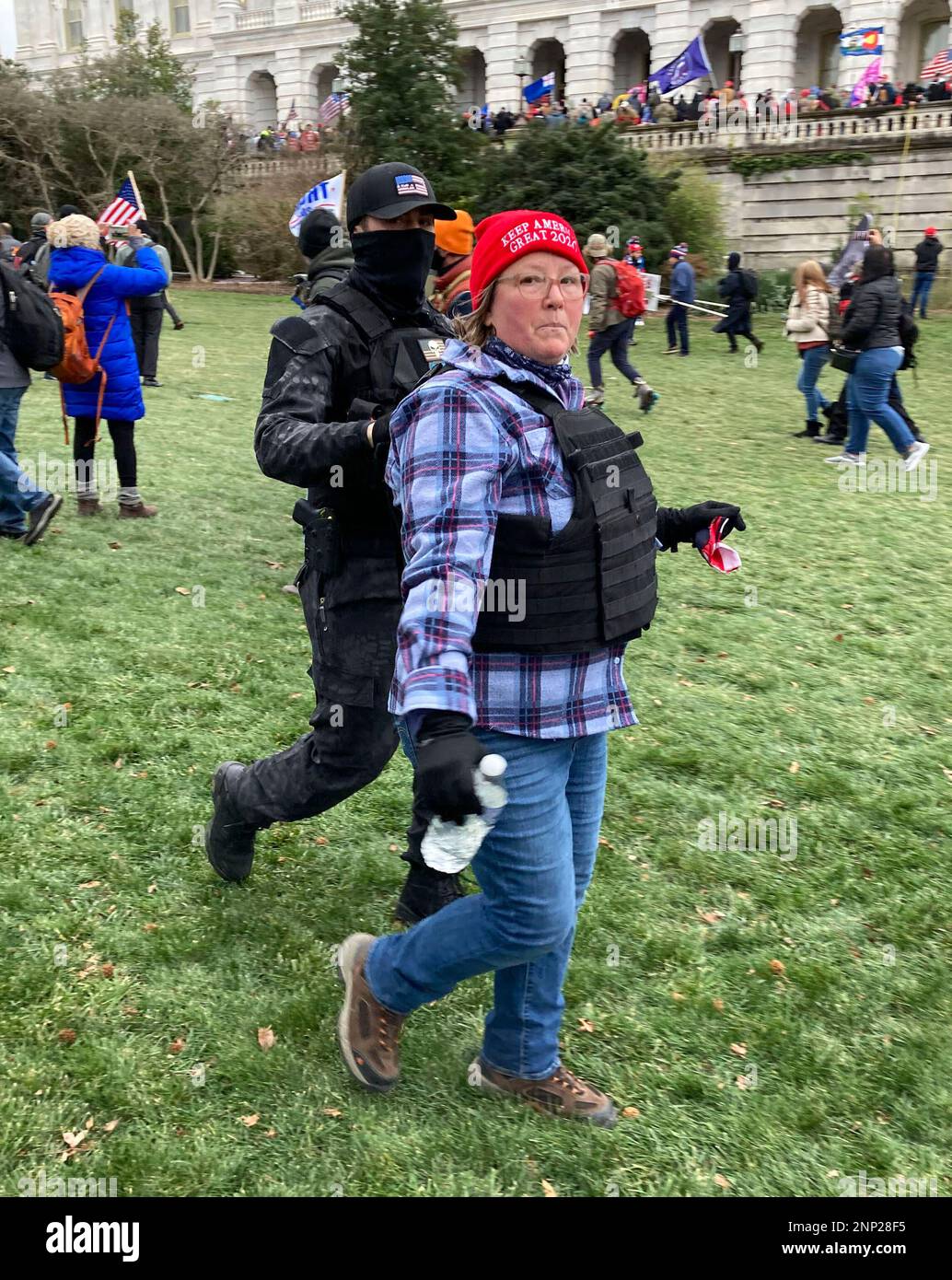 JANUARY 17th 2021: Capitol rioters - mother and son duo Lisa Marie ...
