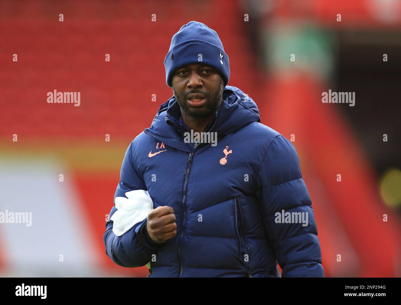 Tottenham Hotspur coach Ledley King looks on before the English Premier ...