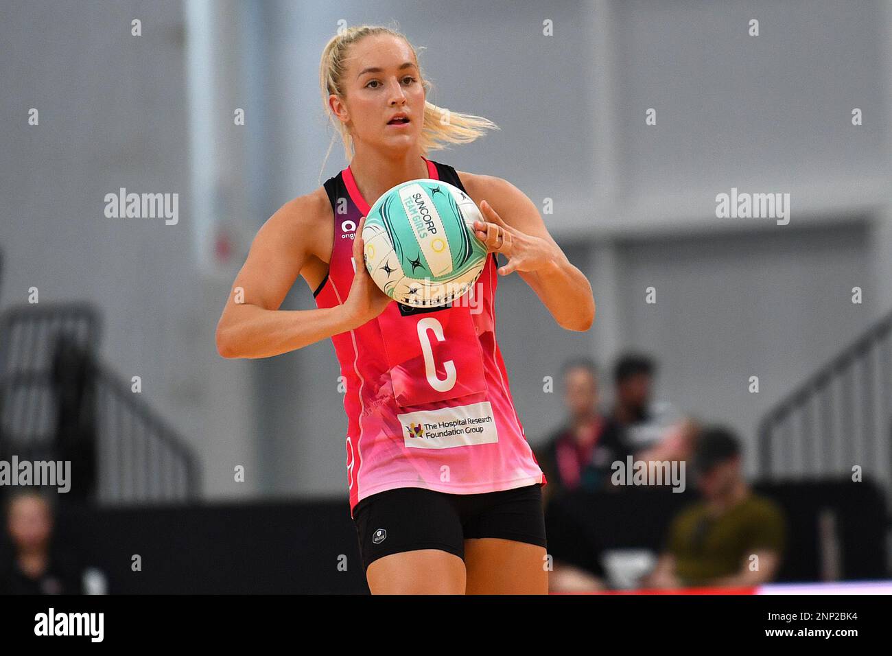 Kayla Williams of the Thunderbirds looks to pass during the Super ...