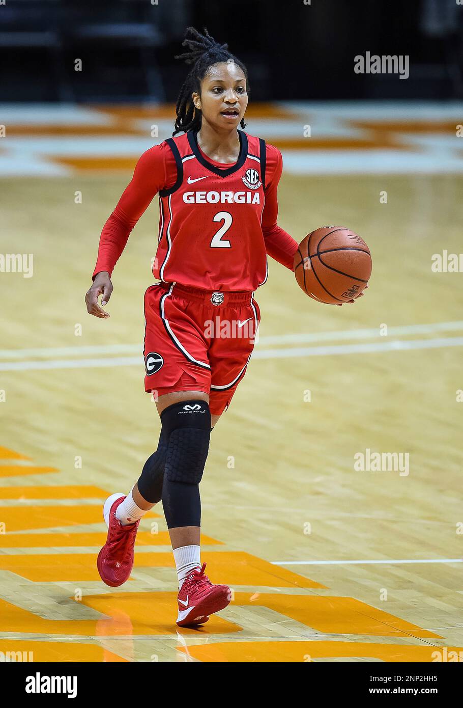 KNOXVILLE, TN - JANUARY 14: Georgia Lady Bulldogs guard Gabby Connally ...