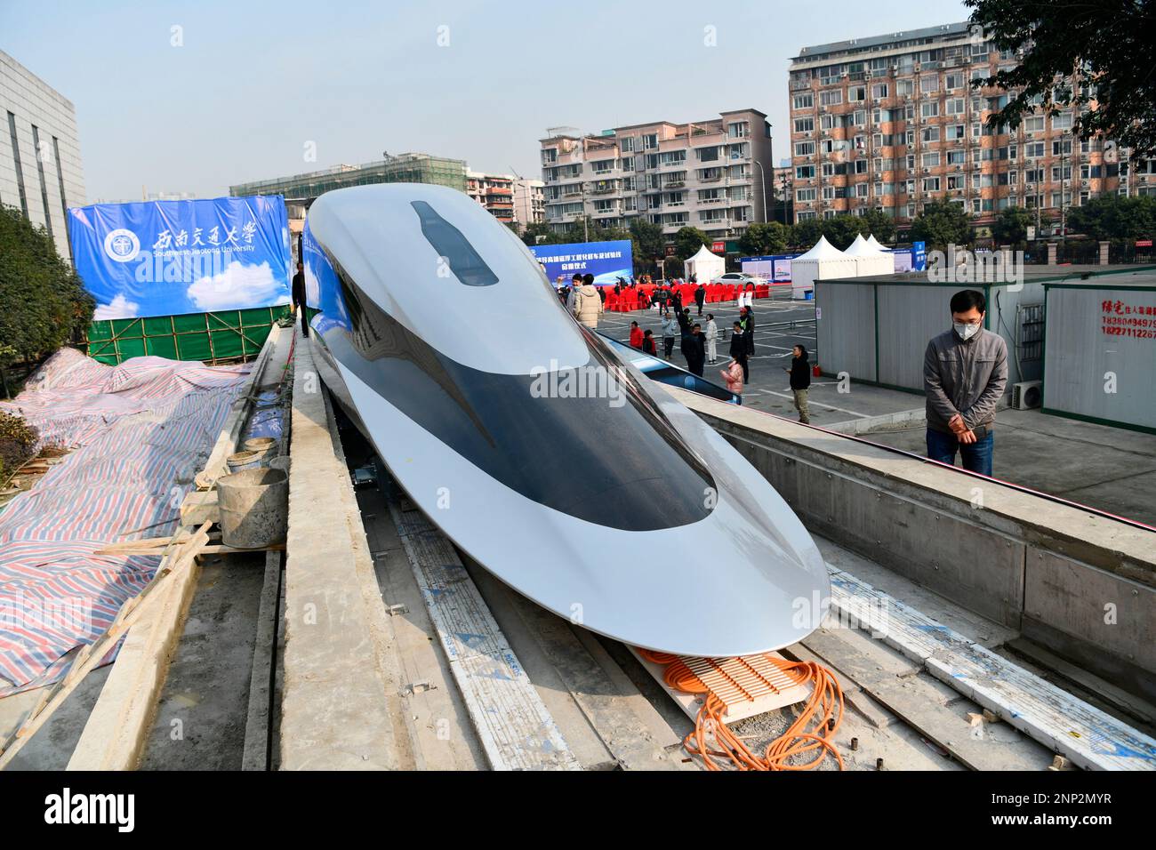 The world's first high temperature superconducting high speed maglev ...