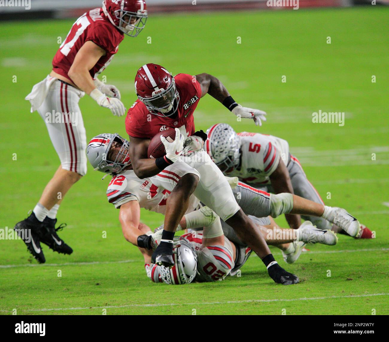 January 11, 2021: Alabama Crimson Tide running back Brian Robinson Jr ...