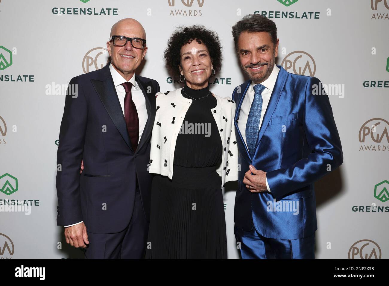 Donald De Line, left, Stephanie Allain, and Eugenio Derbez at the 34th ...