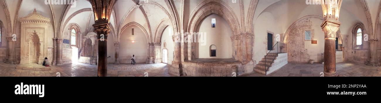 Temple interior, Cenacle, Jerusalem, Israel Stock Photo - Alamy