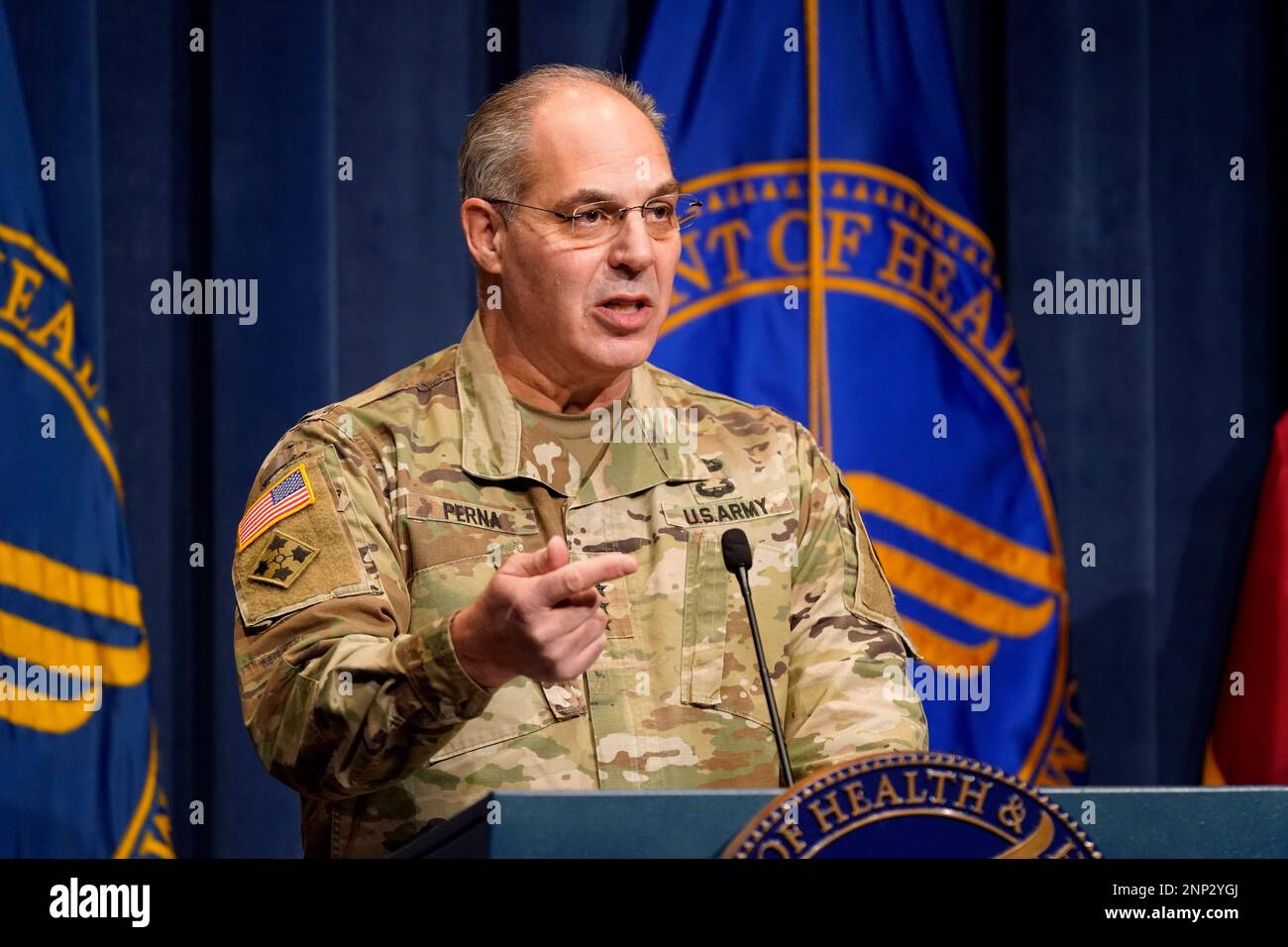 U.S. Army Gen. Gustave Perna, chief operating officer of Operation Warp ...