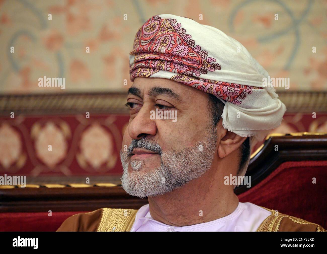 FILE - In this Feb. 21, 2020 file photo, Oman's ruler Sultan Haitham ...