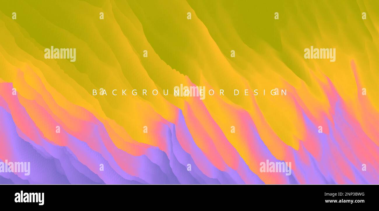 Abstract background with dynamic effect. Creative design poster with vibrant gradients. Vector ...
