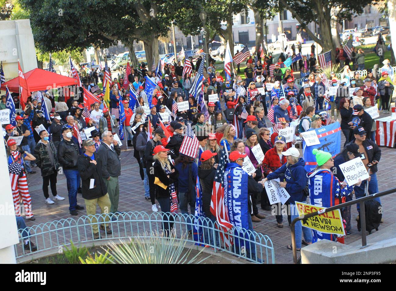 Photo by: gotpap/STAR MAX/IPx 2021 1/6/21 Trump MAGA Rally in Los ...