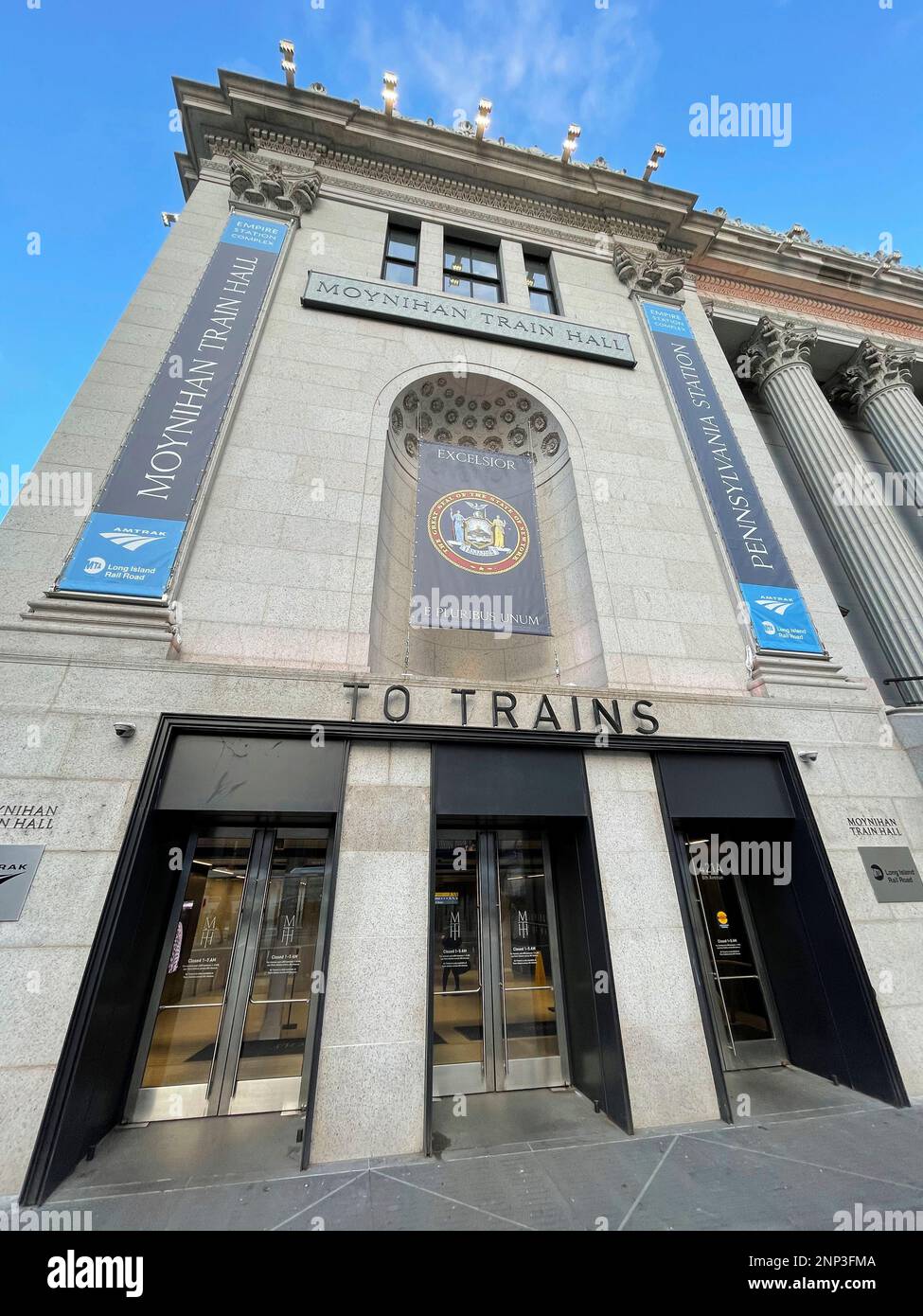 Photo by: STRF/STAR MAX/IPx 2021 1/6/21 The newly opened Moynihan Train ...