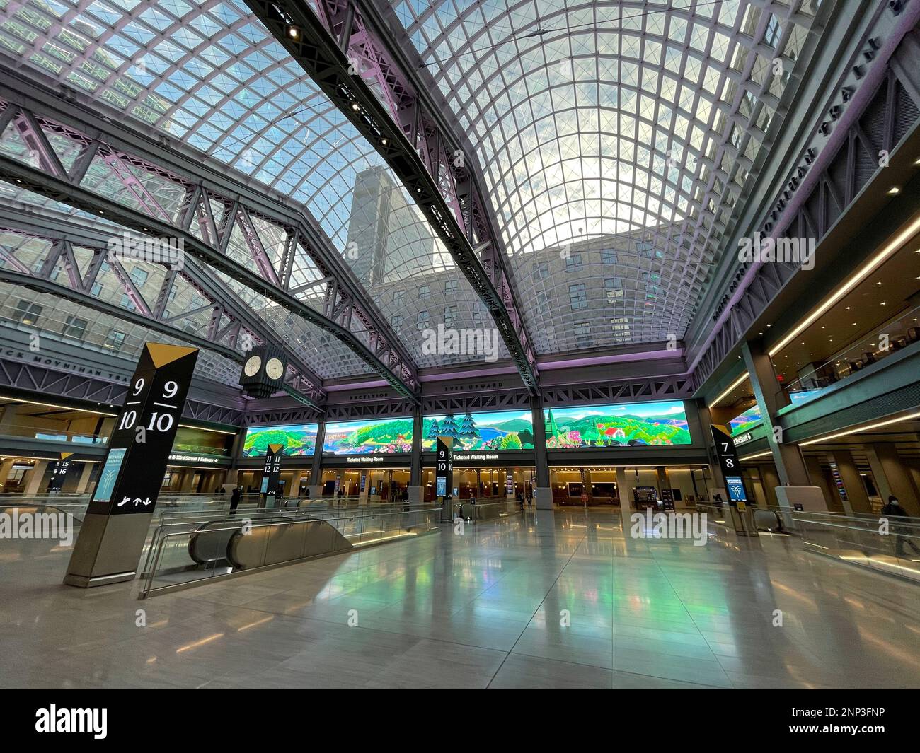 Photo by: STRF/STAR MAX/IPx 2021 1/5/21 The newly opened Moynihan Train ...