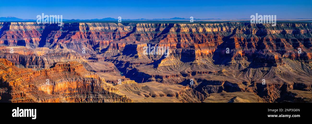 Aerial View of Colorado River in Grand Canyon, Arizona, USA Stock Photo ...