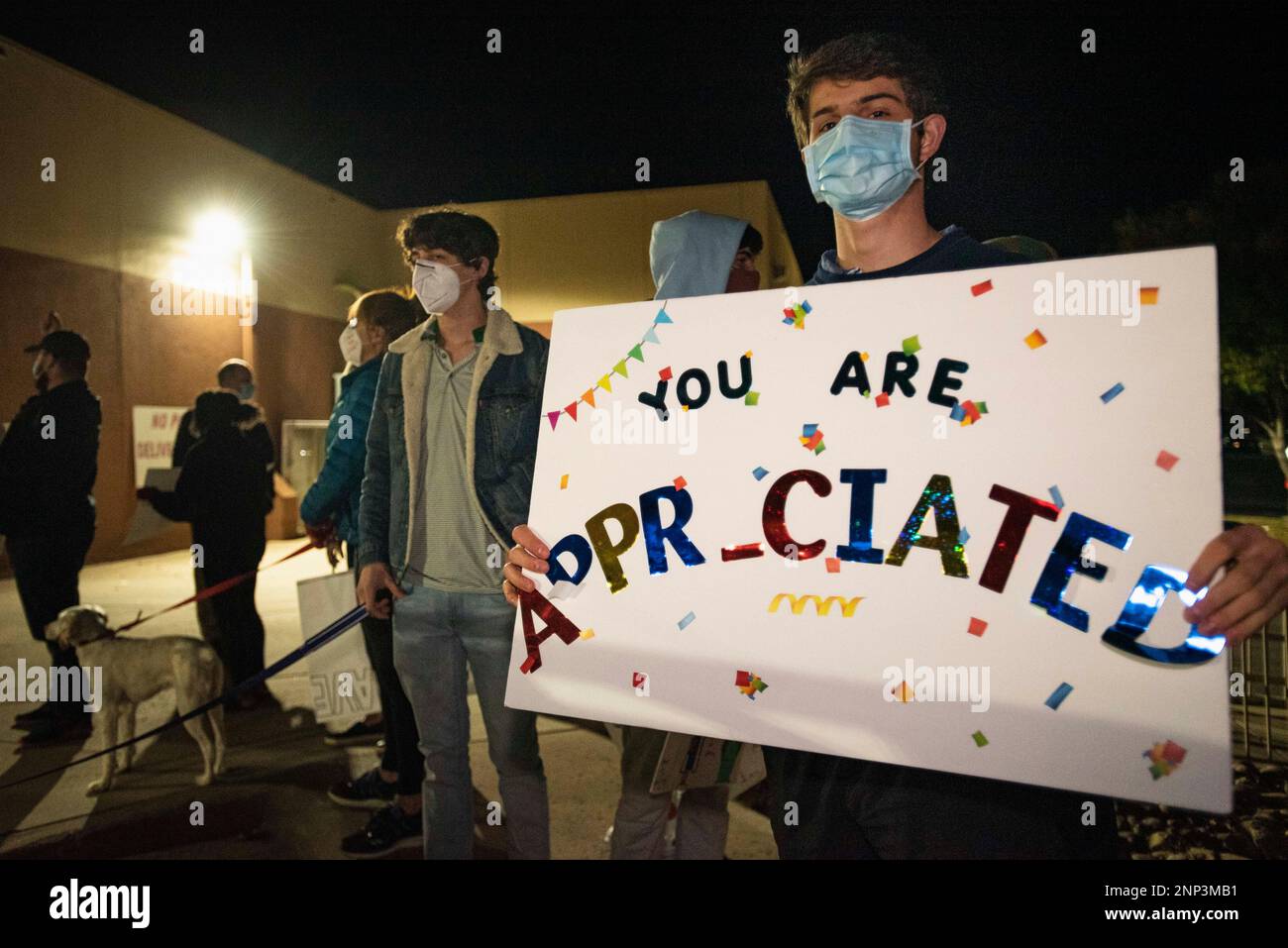 Mark Fanous stands outside of Odessa Regional Medical Center as part of ...